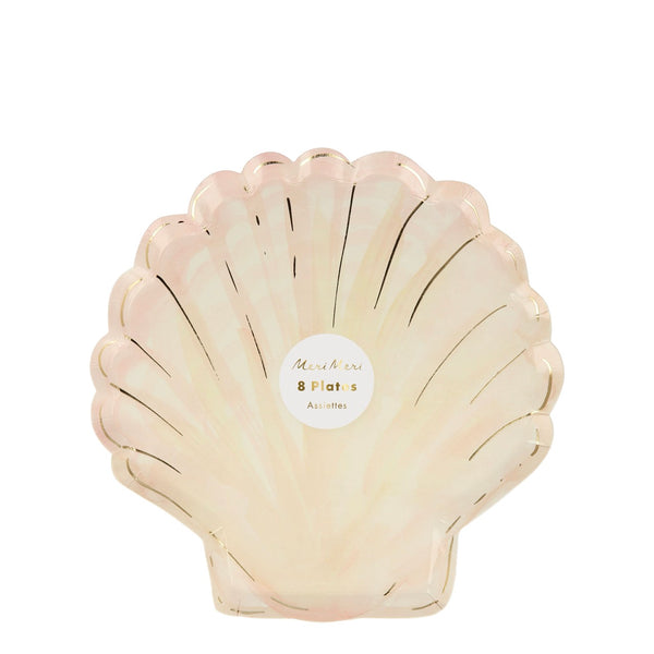 Mermaid Clam Shell Plates – Party Safari